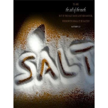 Salt & Light: You are the salt of the earth | PPTX