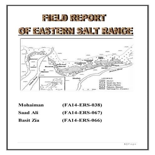 eastern salt range field report | DOCX