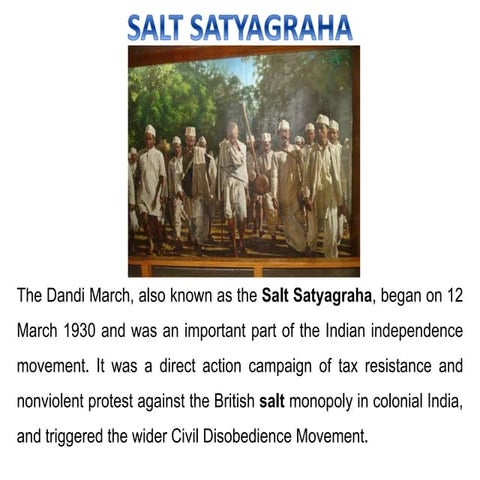 Salt satyagraha Salt March