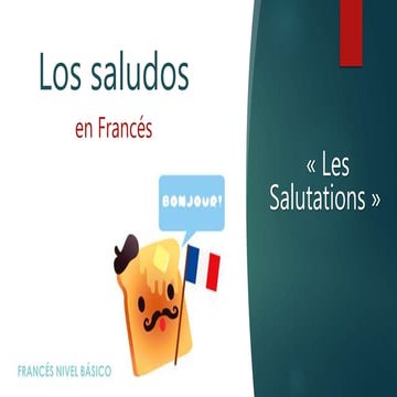 Saludos en francés | PPTX