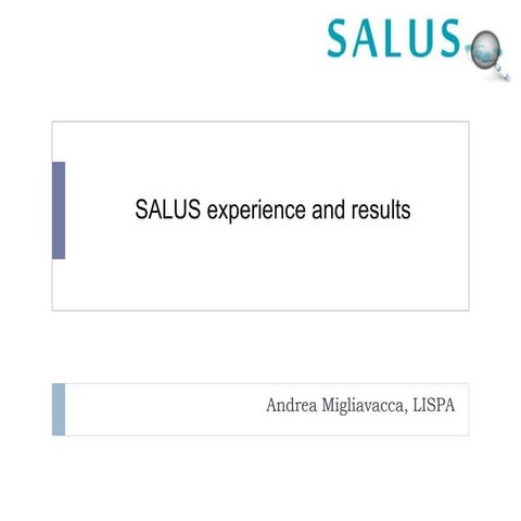 Salus experience and results | PPT