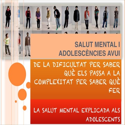 Salut mental i adolescents | PDF