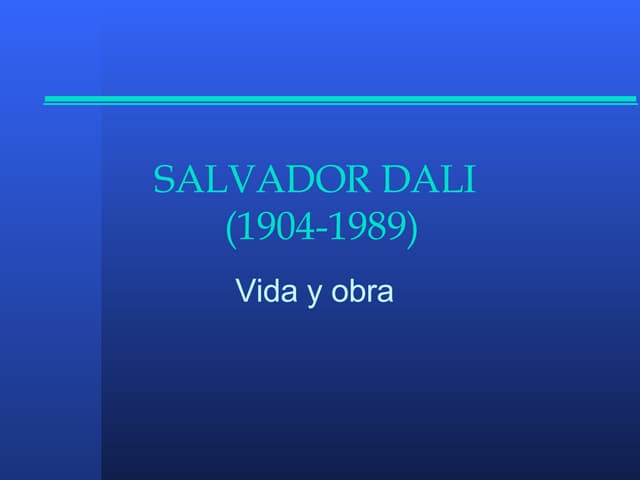 Salvador Dali | PPTX | Painting | Arts and Crafts