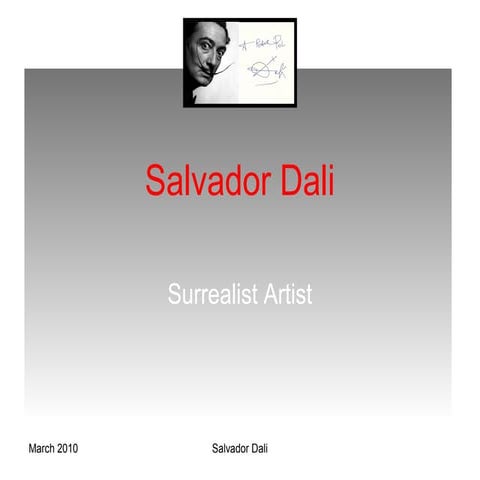 Salvador dali | PPT | Fine Art