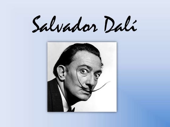 Salvador dali for kids | PPT