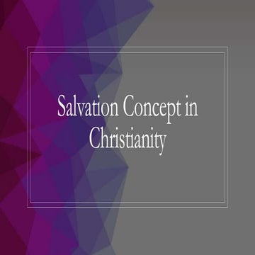 Salvation | PPT