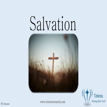 Salvation | PPTX | Christianity | Religion & Spirituality
