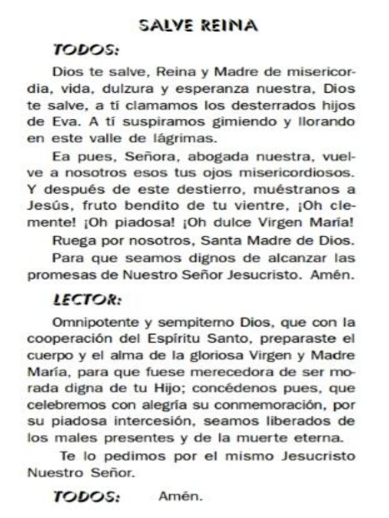 Salve reina