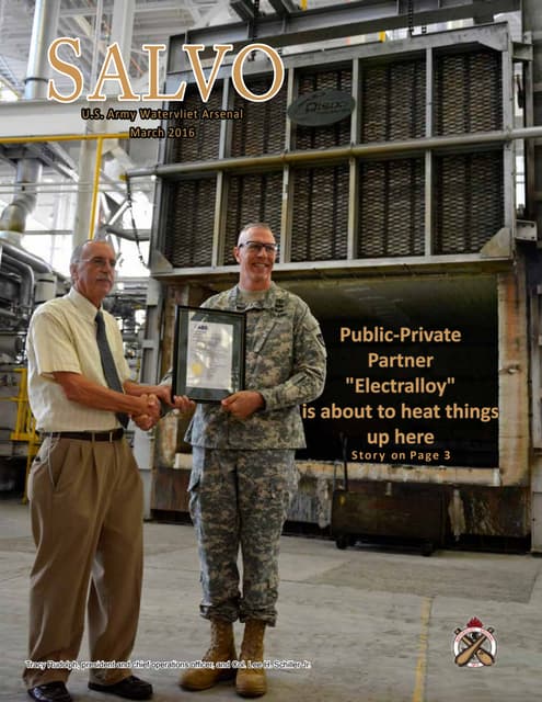 Newsletter from the U.S. Army's Watervliet Arsenal - Summer, 2023 | PDF ...