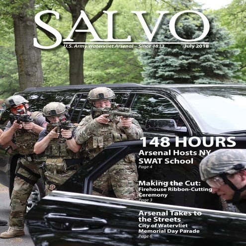 Newsletter from the Army's Oldest Operating Arsenal - July 2018 | PDF