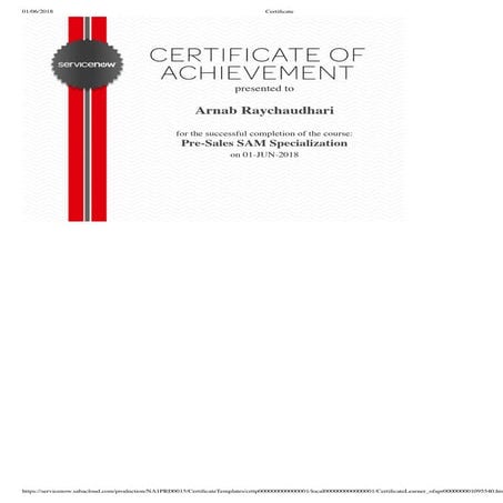 ServiceNow - SAM Pre-Sales Accreditation | PDF