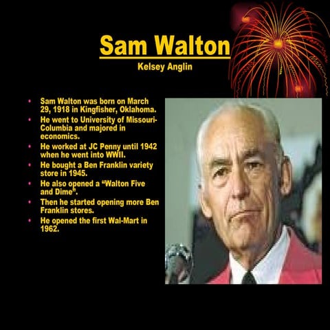Sam Walton Slideshow | PPT