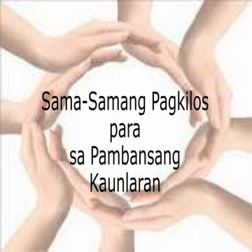 Sama samang pagkilos para sa pambansang kaunlaran | PPTX
