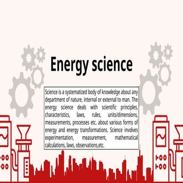 Power plant system-energy science & science technology | PPTX
