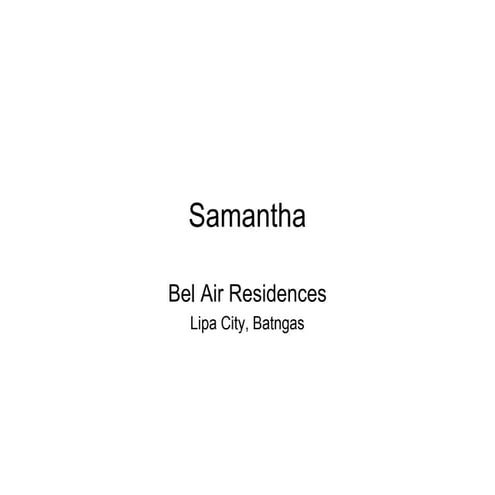 Samantha | PDF