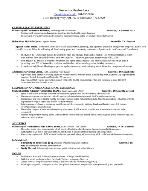 Alexis Straub Internship Outline | PDF