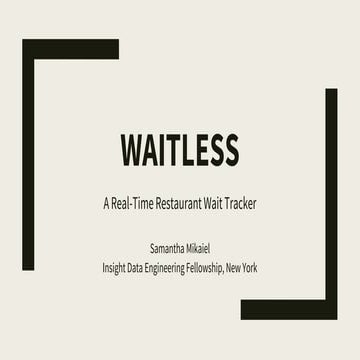 Samantha Mikaiel DE NY '18B Waitless | PPT