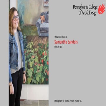 Samantha Sanders Senior Studio | PPTX
