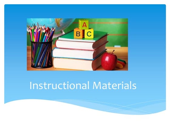 Different Types of Instructional Materials | PPTX | Science