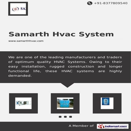 Samarth Hvac System | PDF