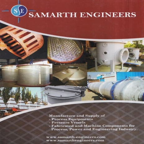 Samarth Engineers Pune, Process Equipment | PDF