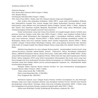 Sambutan sma 1 raha | PDF