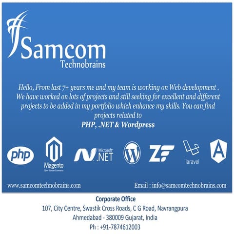Samcom portfolio | PDF