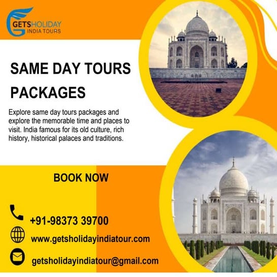 Same Day Tour packages | DOC