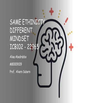 Same ethnicity different mindset.pptx