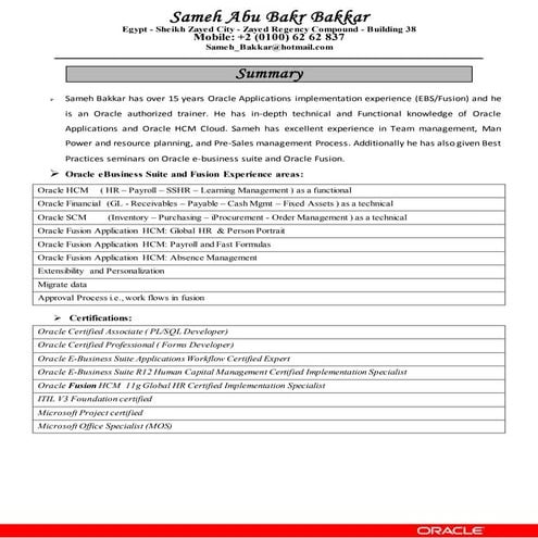 Sameh bakkar cv | PDF