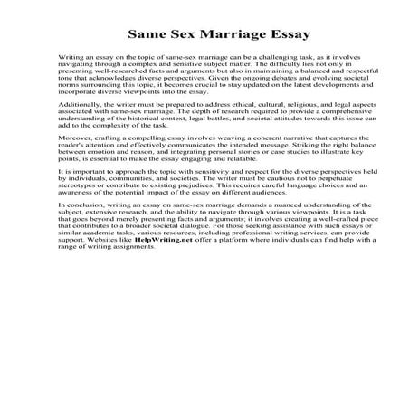 Same Sex Marriage Essay.pdf