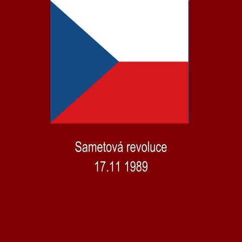 Sametova revoluce | PPT