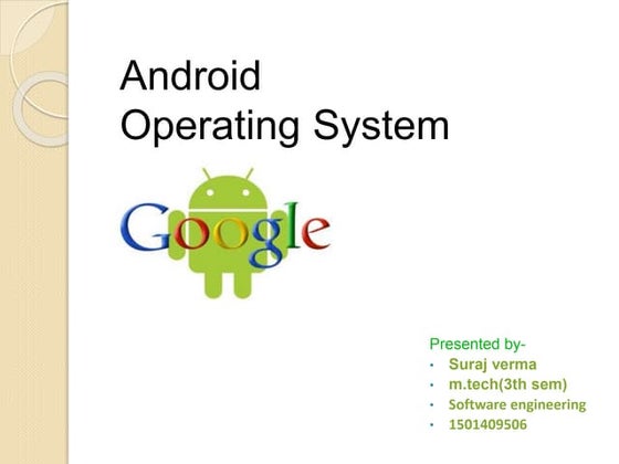Android Operating System | PPT