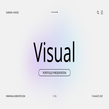 Samira Hadid Visual Portfolio Personal Brand and Design Showcase.pptx