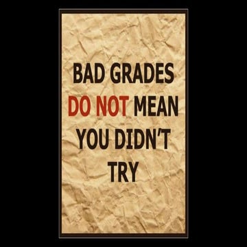 All about bad grades | PPT