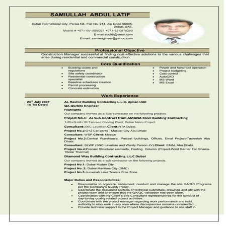 Sami resume new | PDF