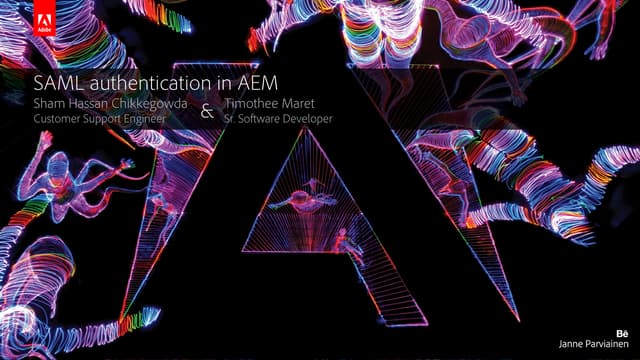 Aem Gems Session Saml Authentication In Aem Ppt 9081