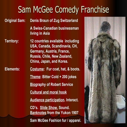 Sam Mc Gee Comedy Franchise | PPT
