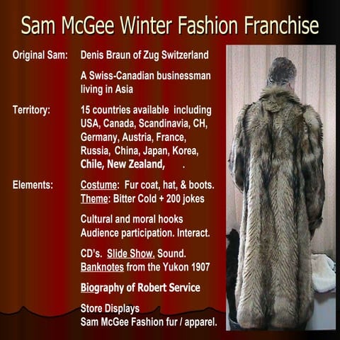 Sam Mc Gee Comedy Franchise | PPT