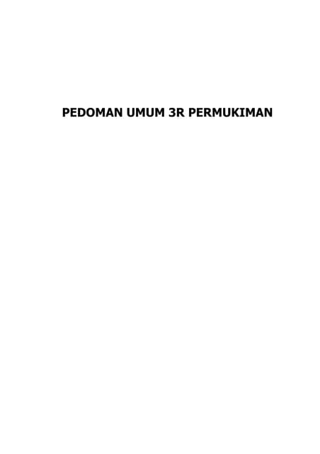 Tempat pengolahan sampah 3 r (tps3r) | PPT