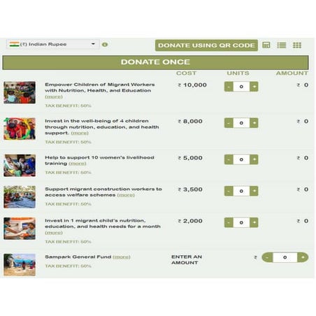 Sampark Donate Us.pdf | Non-Profit Organizations | Industries