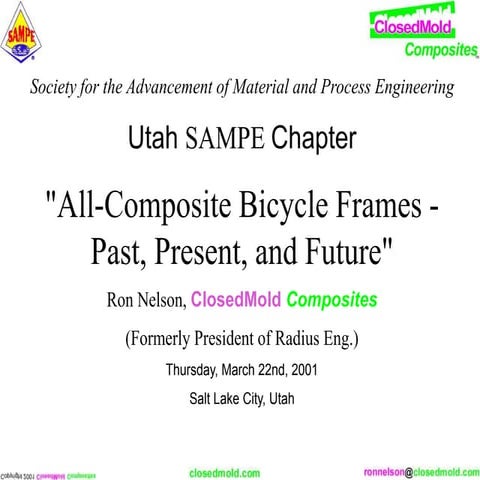 All-Composite Bicycle Frames -Past, Present, and Future | PPTX