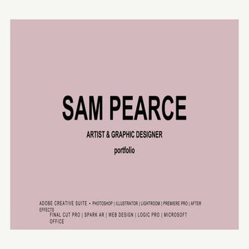 Sam Pearce Portfolio | PPTX