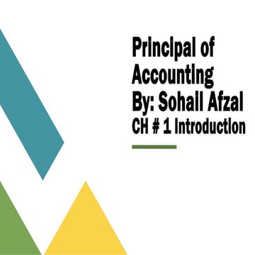 Chapter 1. Introduction from Book Principal of Accounting | PPTX