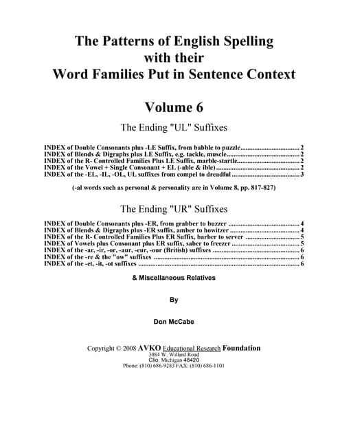 Sample 101-patterns-english-spelling-volume-01 | PDF