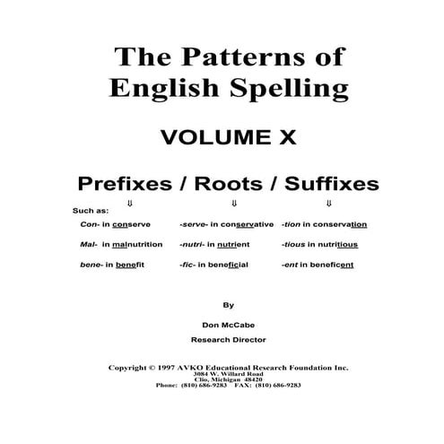 Sample 110-index-patterns-english-spelling-volume-10 | PDF