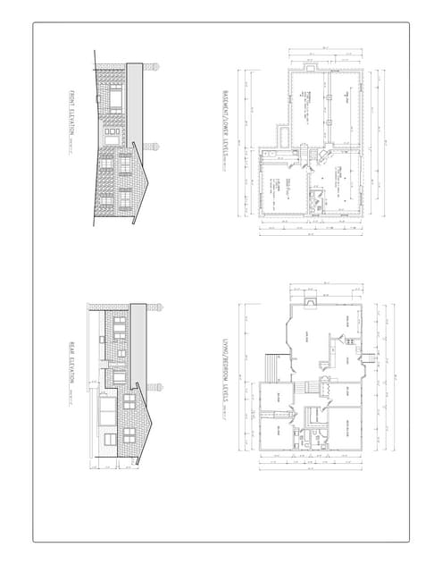 Architectural Ground floor plan | PDF