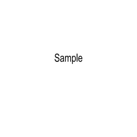 Sample | PPT
