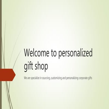 Gift Shop | PPTX