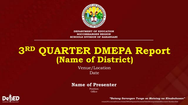 certificate of recognition first Quarter | PDF